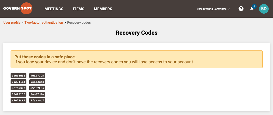 Reconfiguring or Resetting 2FA on Your User Account – GovernSpot