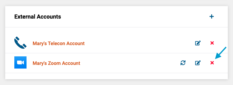 Uninstallation - Disconnecting a Zoom Account from GovernSpot – GovernSpot