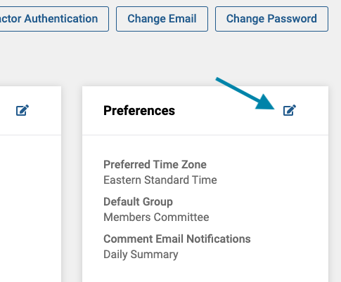 Setting User Preferences – GovernSpot
